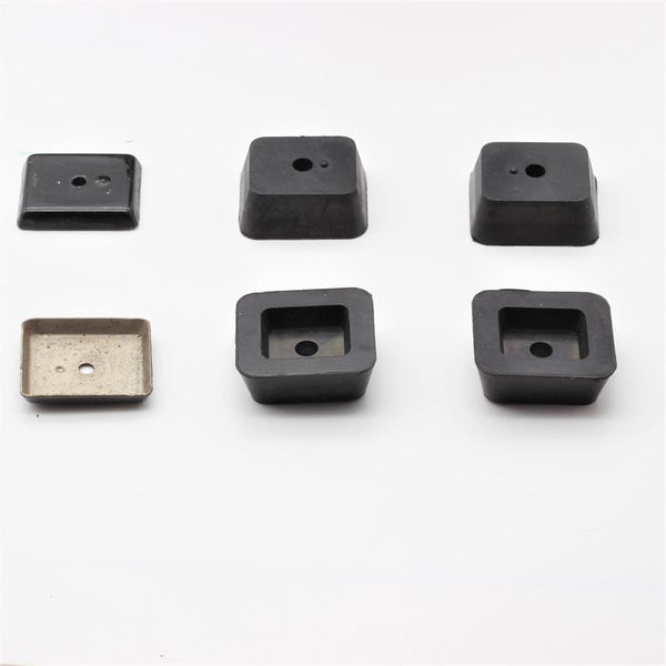 Remington Noiseless Portable - Square Shaped Rubber Feet - myTypewriter.com