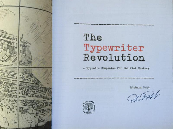 The Typewriter Revolution - Signed by the Author - myTypewriter.com